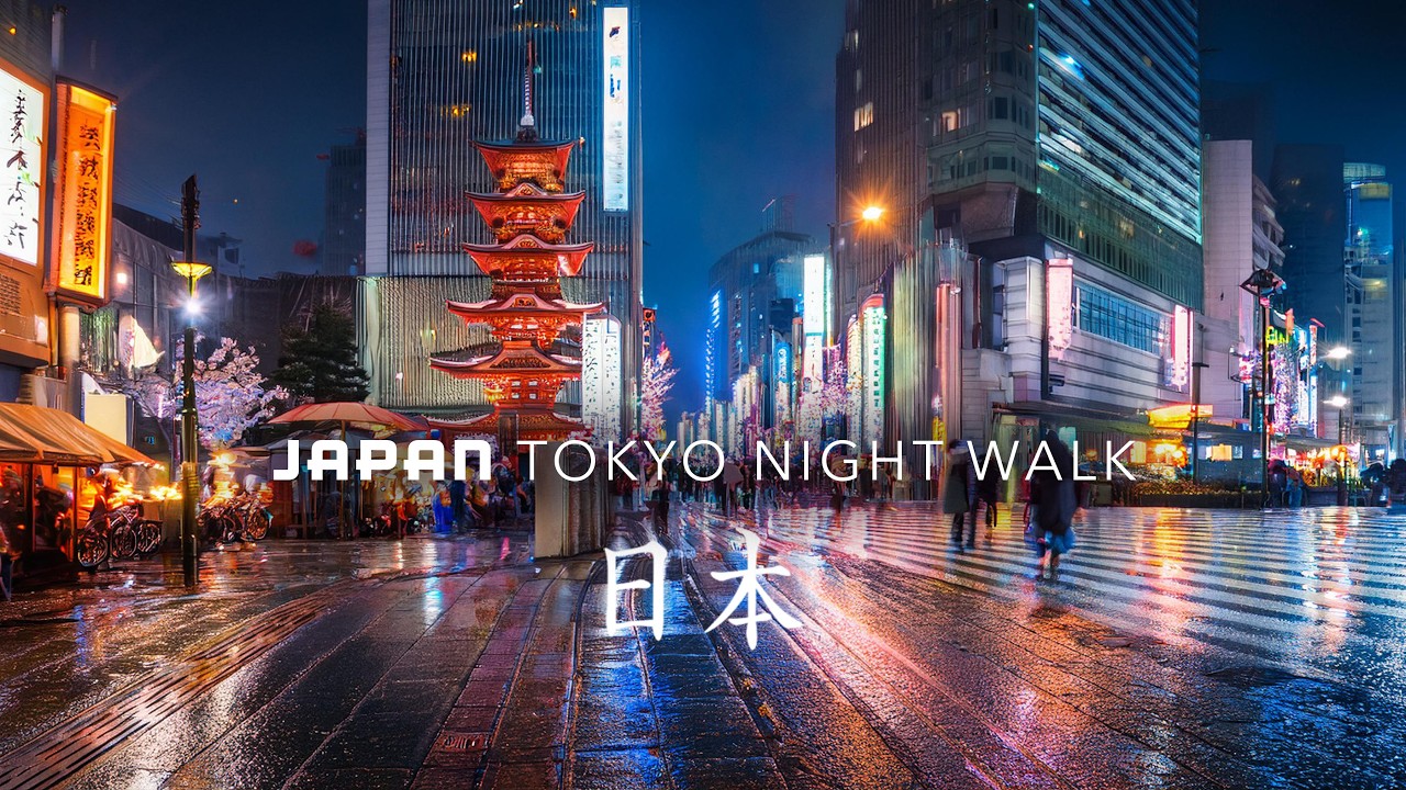 4K Tokyo Walking Tour - Roppongi during Cherry Blossom 4K HDR 60fps ...