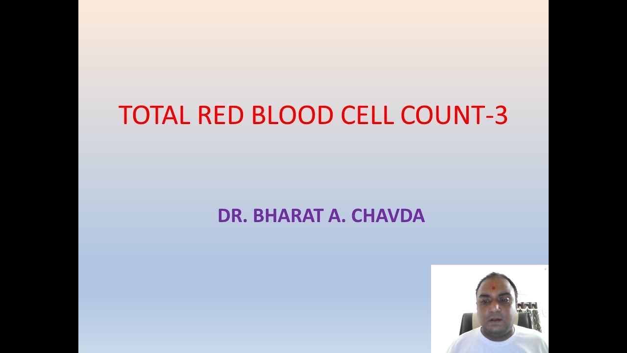 HEMATOLOGY PRACTICAL TOTAL RED BLOOD CELL COUNT 3 - YouTube