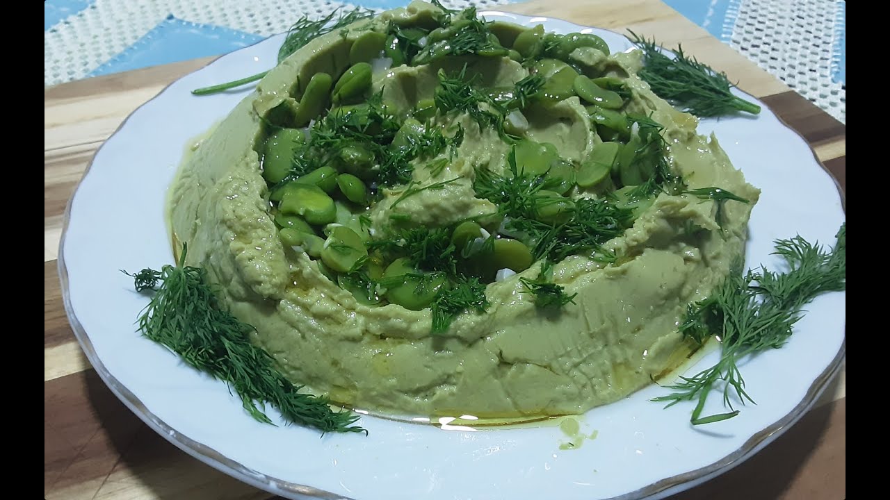 Fava nasıl yapılır? / Taze iç bakla ile fava tarifi Fava Mezesi tarifi ...