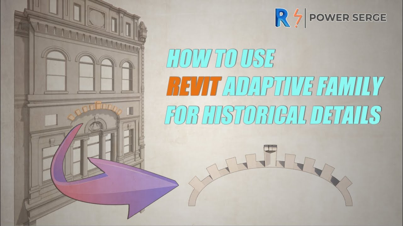 Historic Buildings with Revit Adaptive Families - YouTube