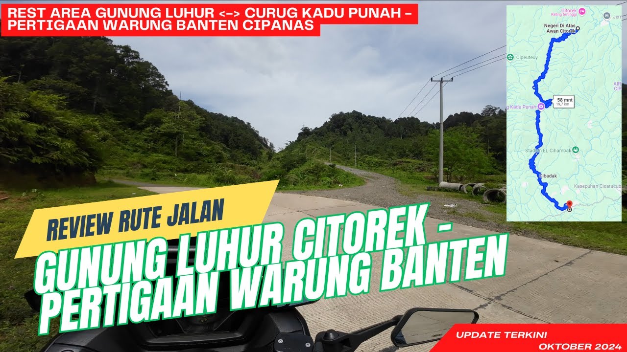 Jalur Turun Dari Gunung Luhur Citorek Menuju Pertigaan Warung Banten ...