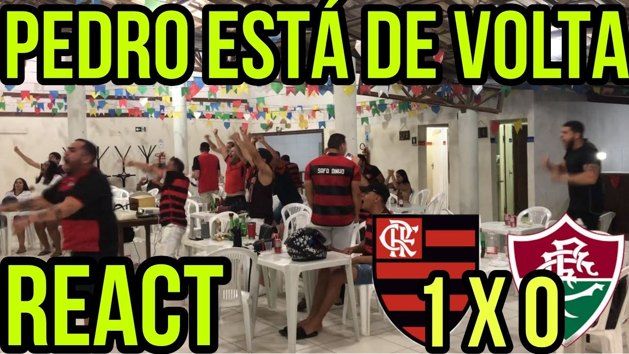 REACT FLAMENGO 1 X 0 Fluminense / GOL DE PEDRO NO FLA X FLU/ BRASILEIRÃO - YouTube