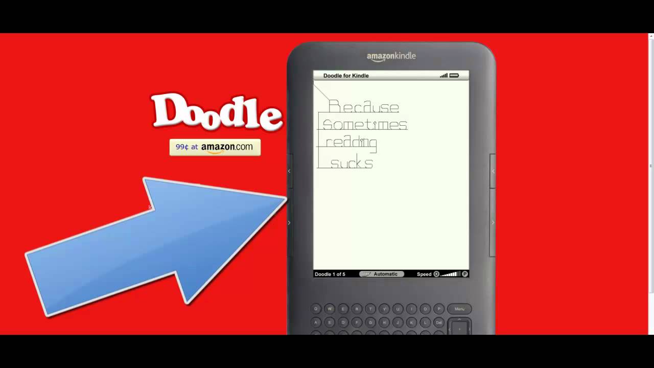 Doodle App for Kindle! - YouTube