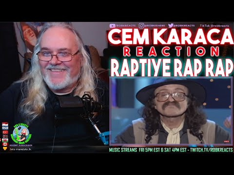 Cem Karaca Reaction - Raptiye Rap Rap - First Time Hearing - Requested