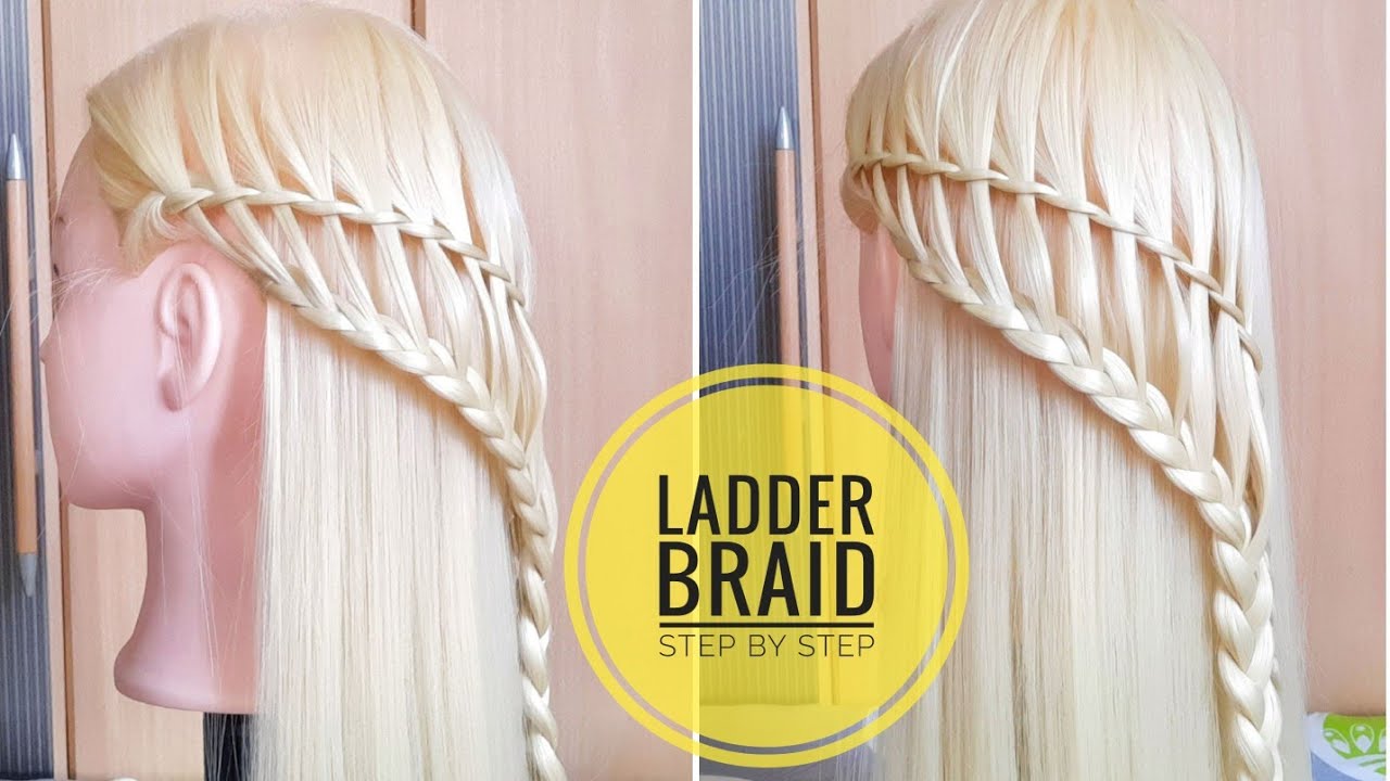 How to do a Ladder Braid Hair Tutorial || EasyHairstyles - YouTube