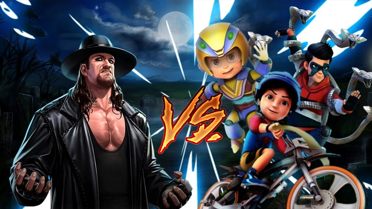 undertaker vs Shiva & Vir the Robot boy & Ekans - 1 vs 3 Battle⚡ - YouTube