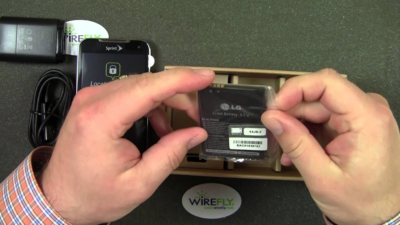 LG Viper Smartphone for Sprint Unboxing Review from Wirefly - YouTube