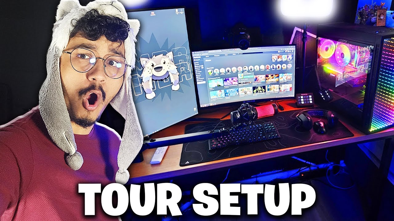 TOUR no SETUP de YOUTUBER/STREAMER de ROBLOX (Towak Setup) - YouTube