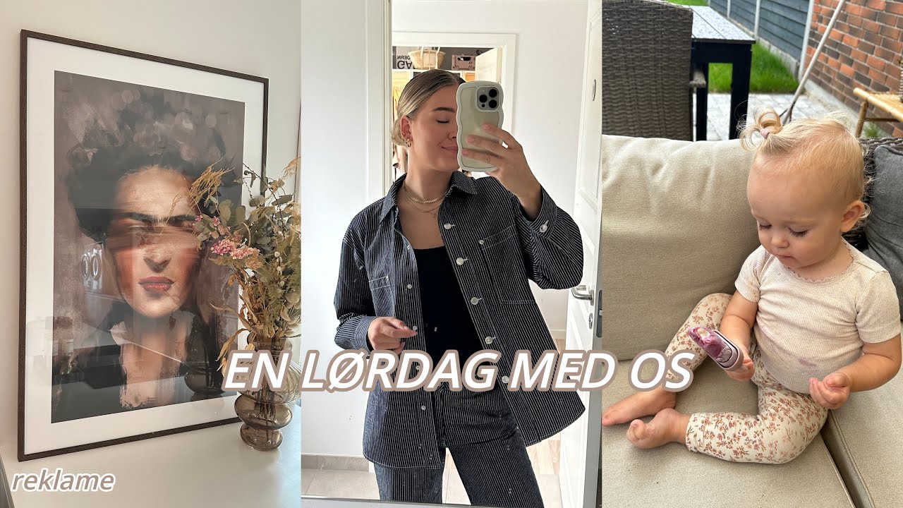 EN LØRDAG MED OS: RYDDER OP OG ORGANISERER VORES HJEM - YouTube