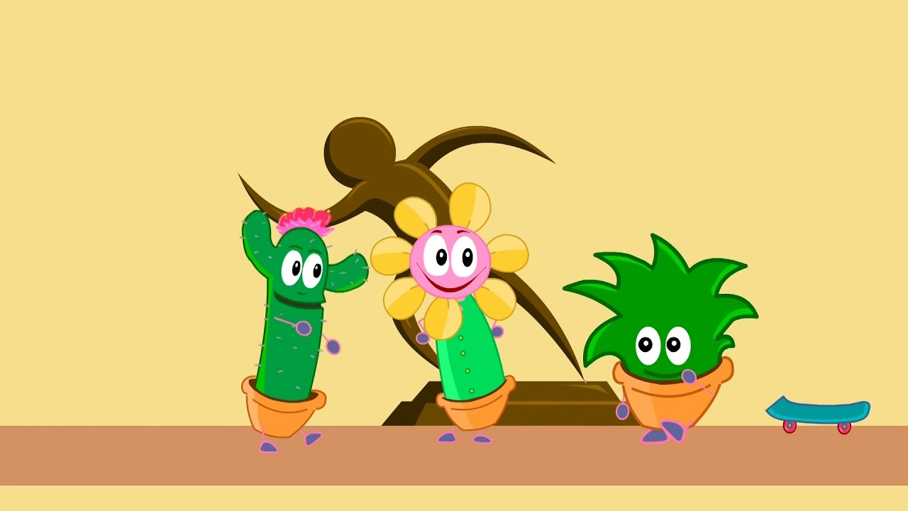 Hipp-hopp Cactus | 40 | Let's move! | ducktv - YouTube