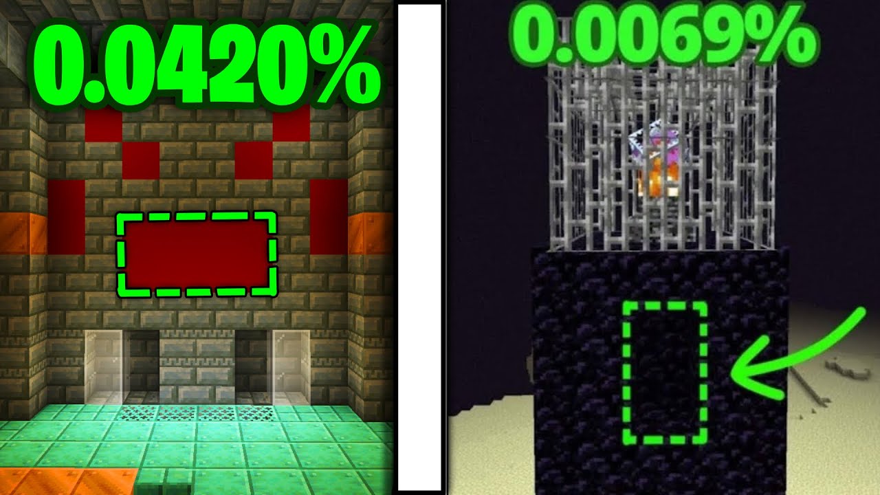 I Found Minecraft's Rarest Secret Rooms - YouTube