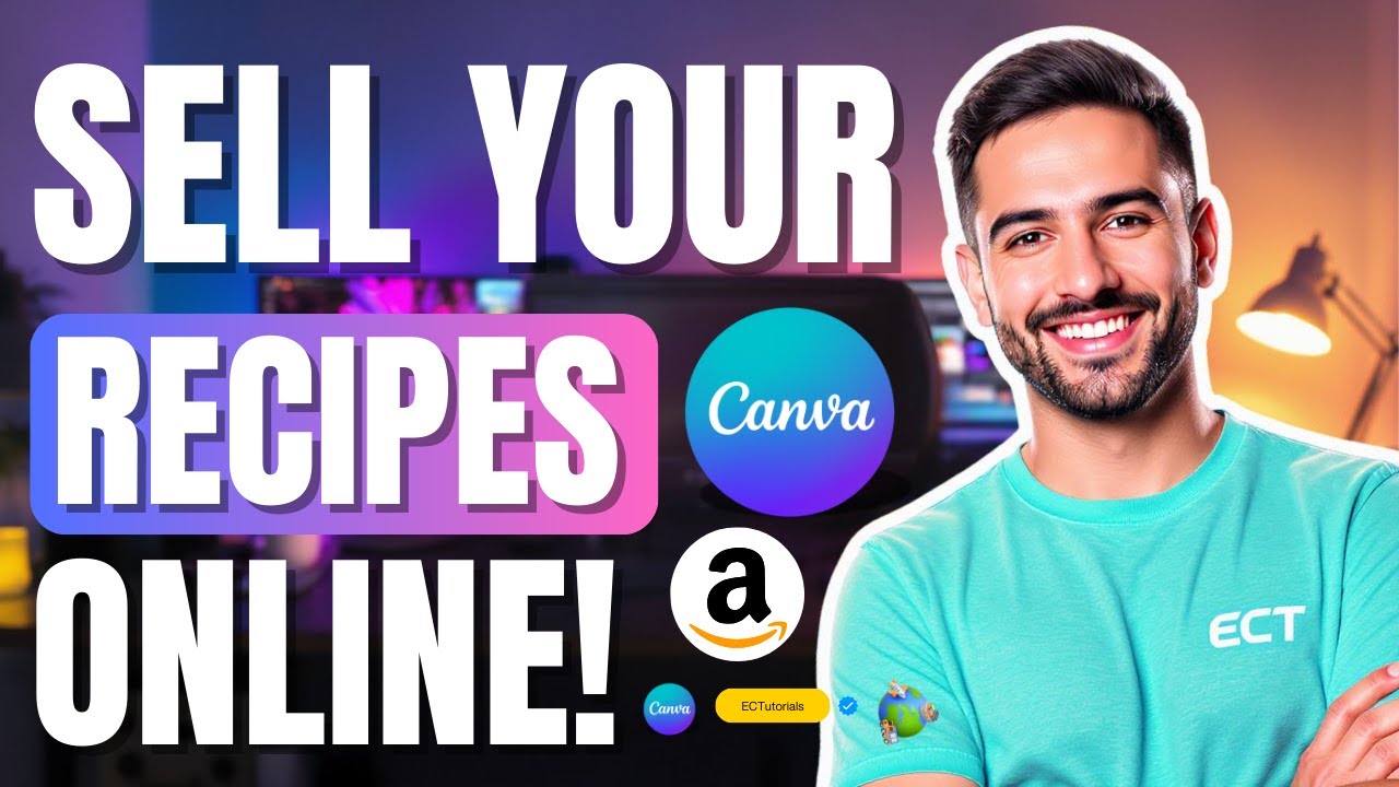 How to Make a Cookbook in Canva & Sell It Online (100% FREE) | Step-by ...