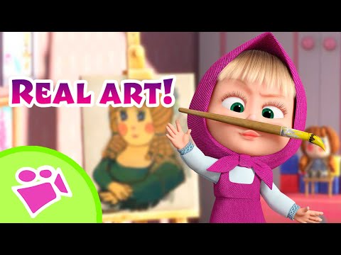 🎵TaDaBoom English 🎨 Real art! ✨ Karaoke collection for kids🎵 Masha and the Bear songs