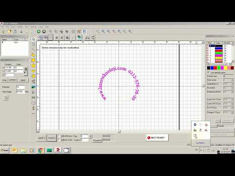 Ezcad lazer dairesel yazı nasıl yazılır
