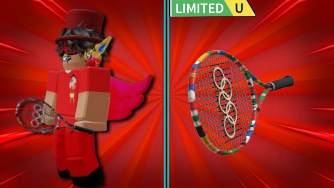 *Free Limited UGC* How to get Olympic Tennis Racket (Roblox) - YouTube