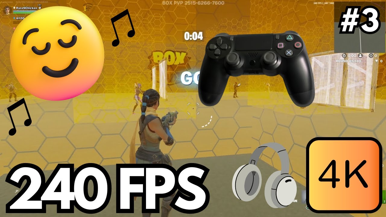 [4K 240FPS] PVP BOX FIGHTS 📦 ASMR Fortnite ♫ Satisfying Controller Sounds 🎧🎮 - YouTube