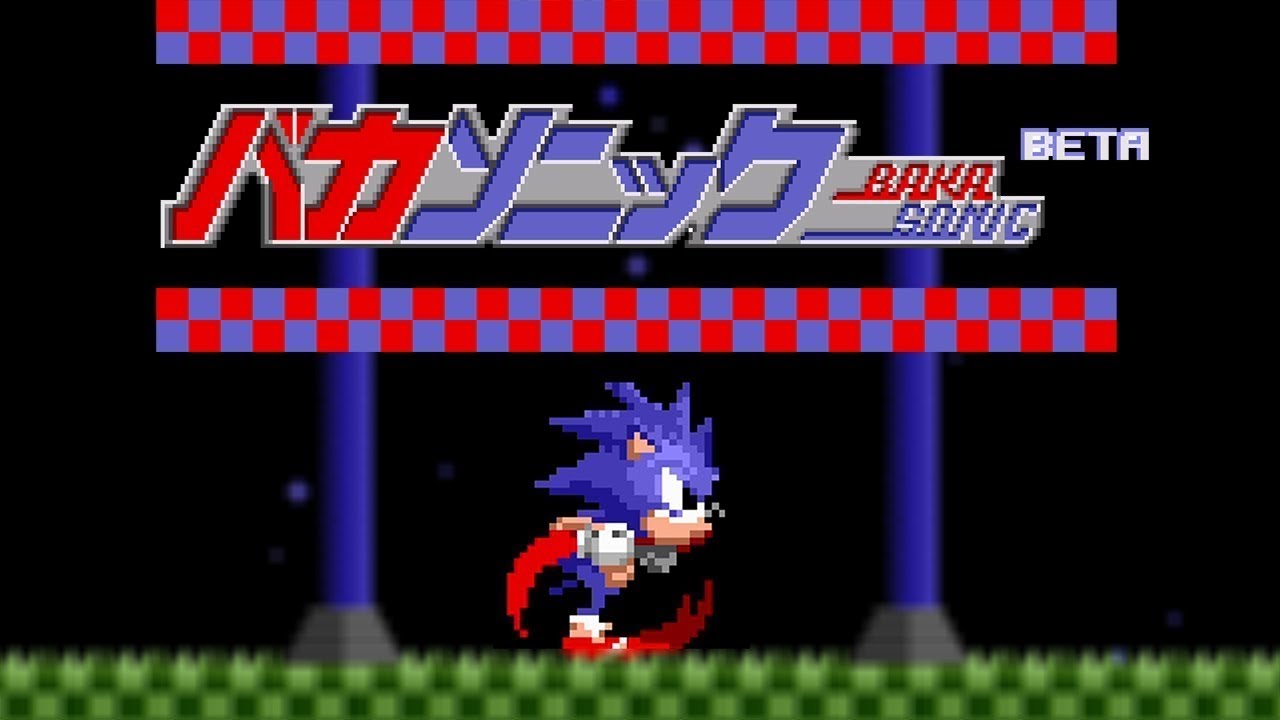 Longplay de Baka Sonic (Beta) Sega Genesis Hack #1 - YouTube