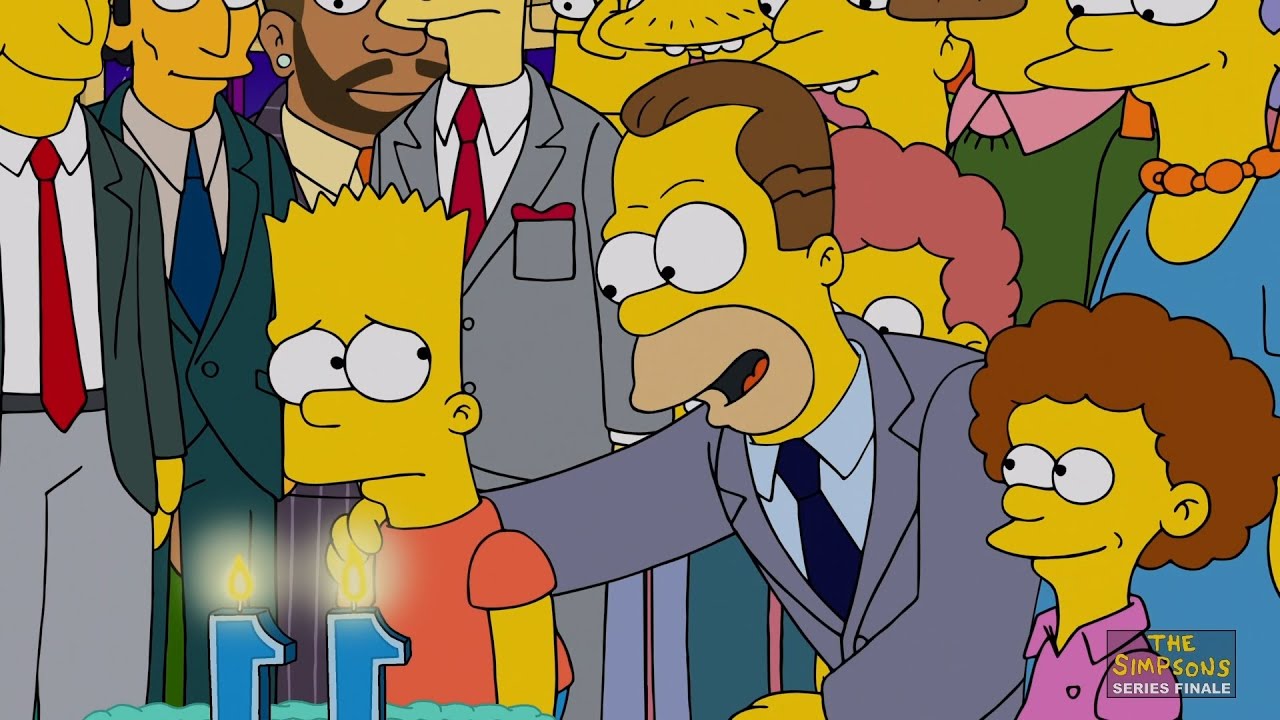 Bart's Birthday Party Series Finale (The Simpsons) - YouTube