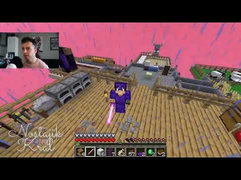 ÖLÜMCÜL LAZER KILICI MODLU TEK BLOCK SKYBLOCK BÖLÜM 9 - Minecraft (Sinan Koçali eski video)