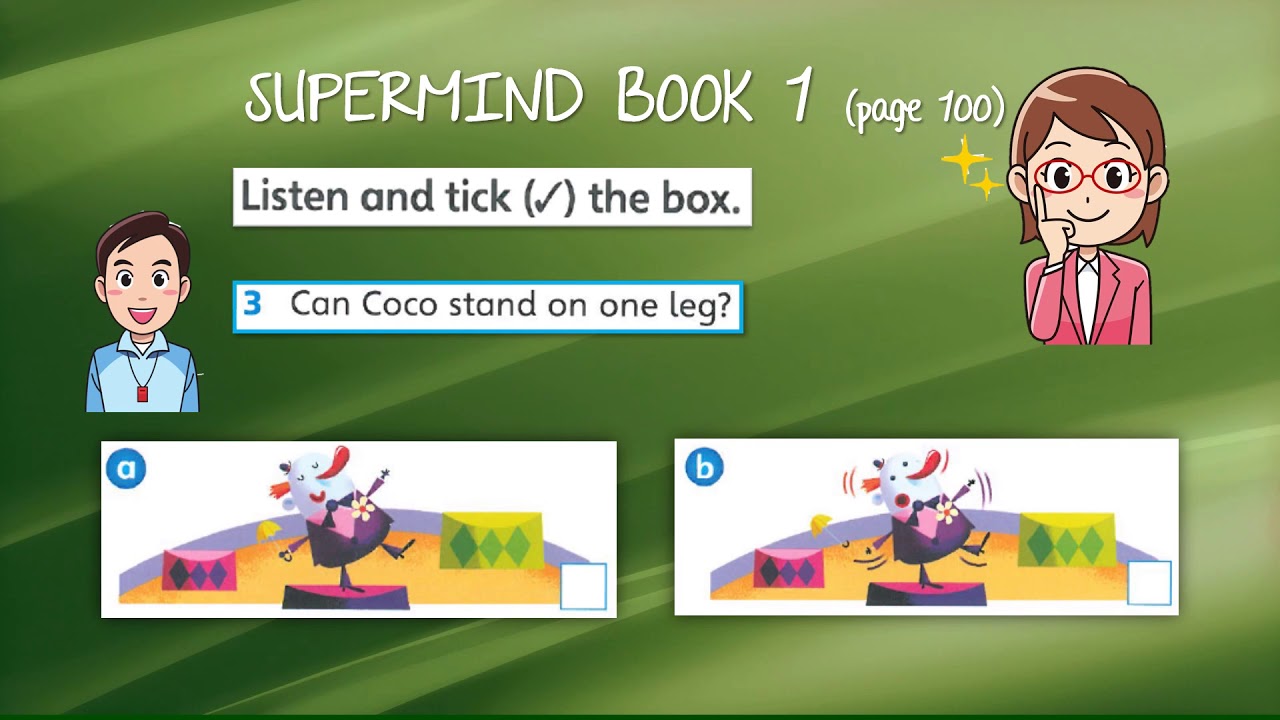 SUPERMIND B1: Unit 8 - The Robot (page 100)_q3 - YouTube