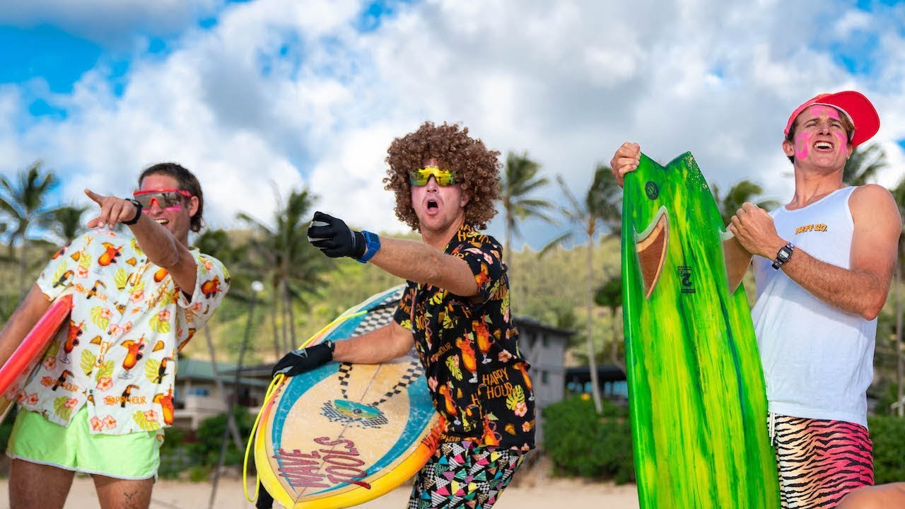 WE SURF PIPELINE IN THE 1980'S - YouTube