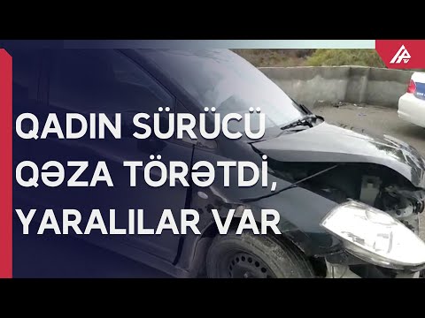 Bakı-Qazax yolunda avtoqəza olub, yaralılar var