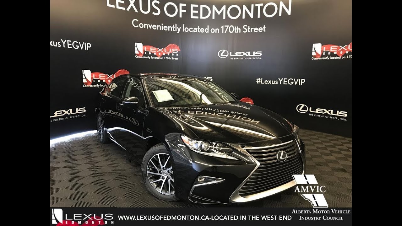 Black 2018 Lexus ES 350 Touring Package Walkaround Review North ...