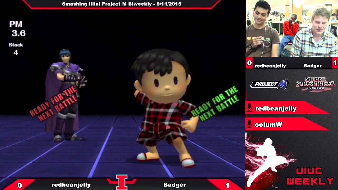 [Smashing Illini Weekly] redbeanjelly (Ness) vs. Badger (Marth) Project ...