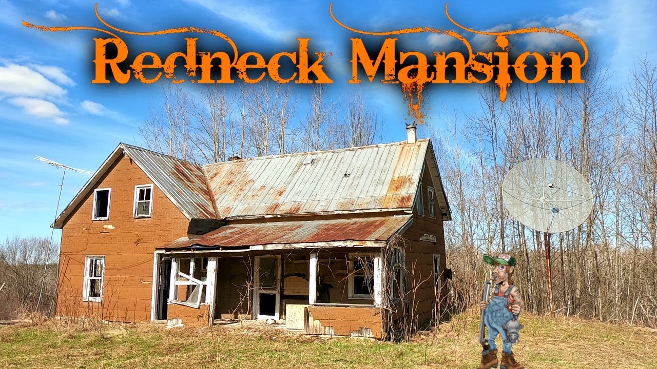 Abandoned Redneck Mansion! Satellite TV and All! - YouTube