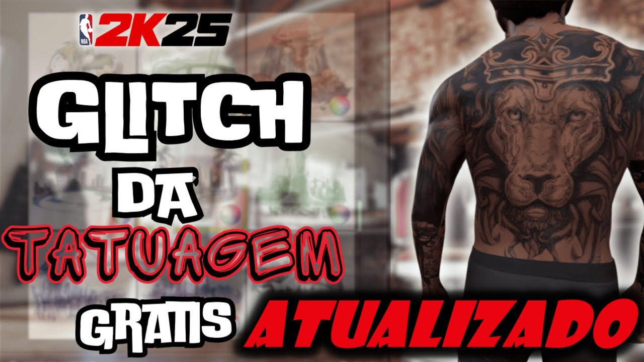 🚨ATUALIZADO🚨Tattoo Grátis? Conheça o Glitch Secreto de NBA 2K25!🏀 - YouTube