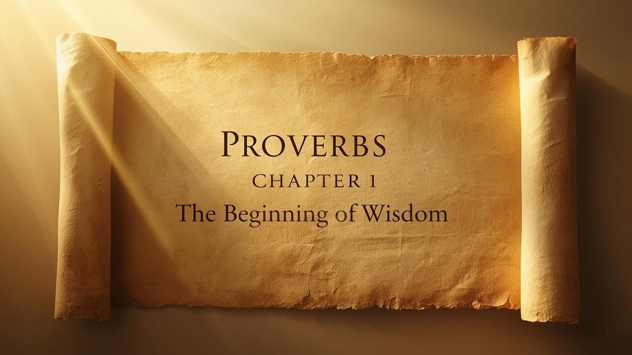 📖 Proverbs Chapter 1 | The Beginning of Wisdom | Video Bible Reading ...