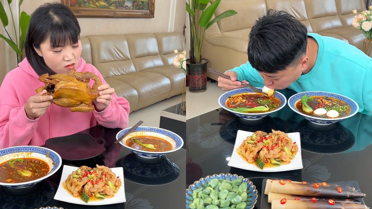 Greedy husband misses out on delicious roast chicken - YouTube