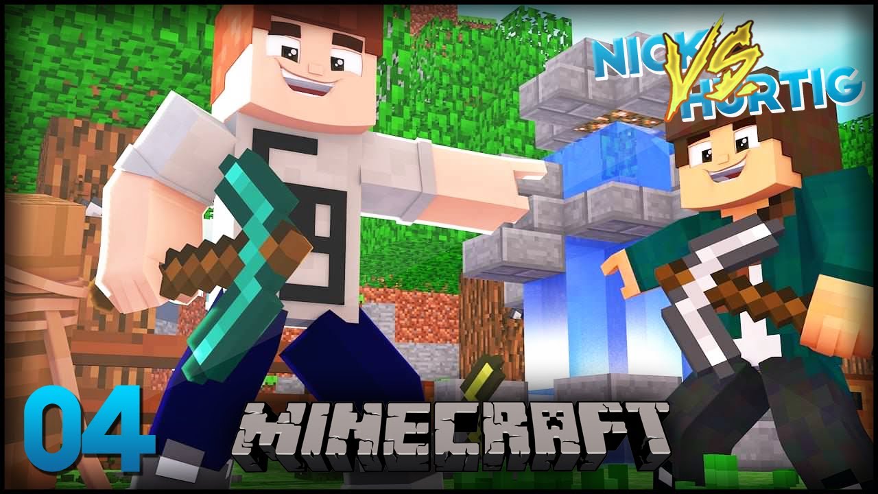 Minecraft: FONTE AUTOMÁTICA!!! Batalha de Construtores 4 (Nick vs ...