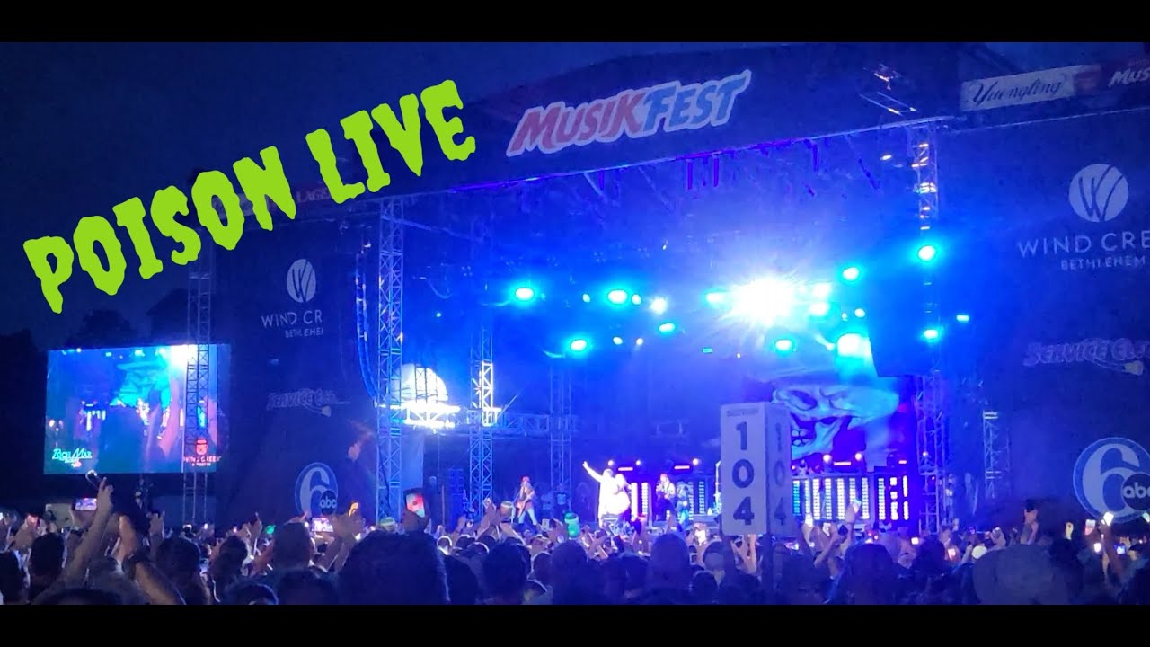 Musikfest Poison Concert 2022 - YouTube