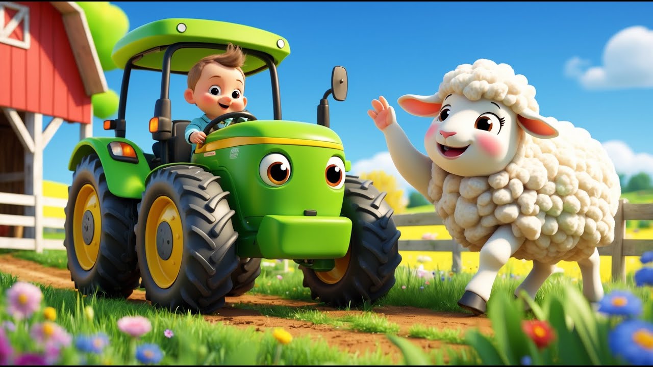 Baby Drives the Tractor| Kids & Baby Songs Nursery Rhymes for Toddlers ...