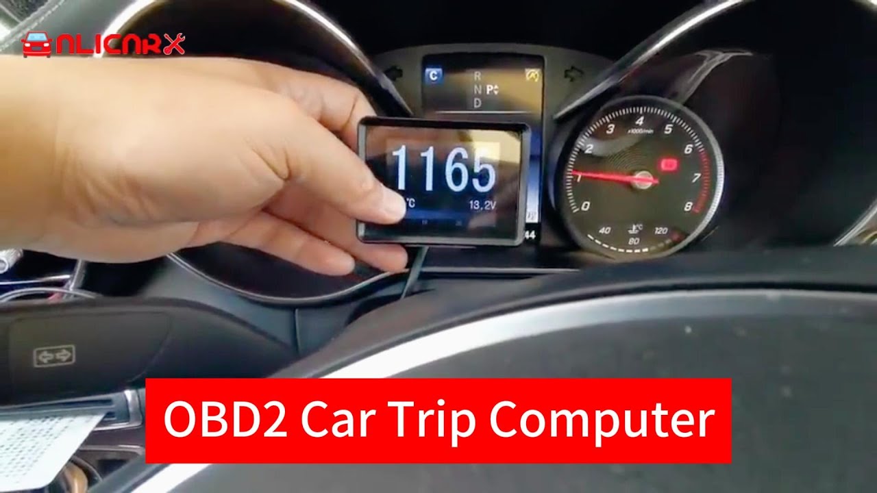 ALicar A203 OBD2 Car Trip Computer Multi-function On-board Computer Car ...