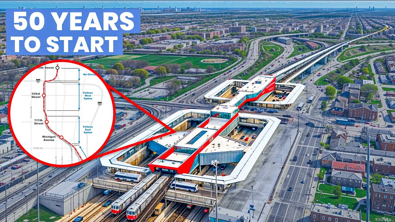 The Battle for the $5.3B Chicago Red Line Extension - YouTube