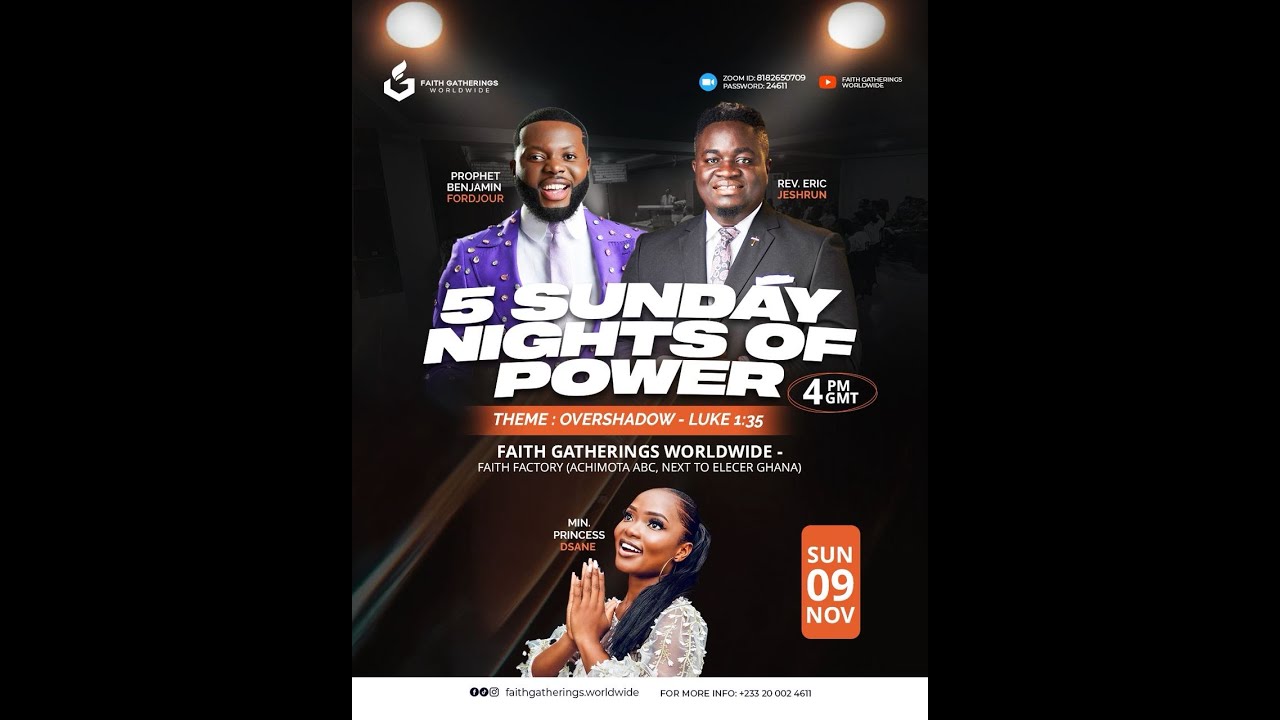 Night of Power 2.0 W/ Rev. Eric Jeshrun and Prophet Benjamin Fordjour ...