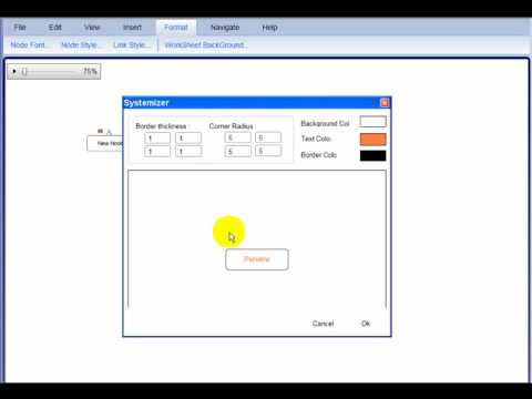 Edit Nodes Using Systemizer Mind Mapping Software - YouTube