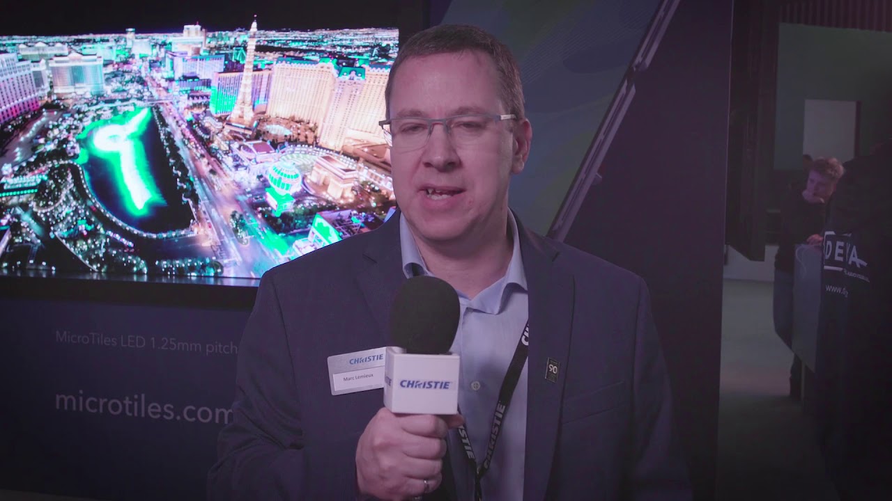Christie MicroTiles LED - ISE 2020 - YouTube