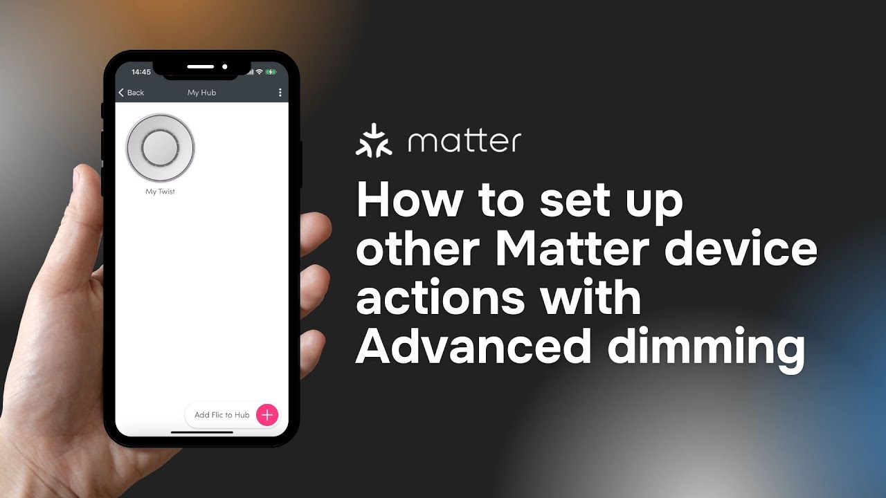 How to set up other Matter device actions with Advanced dimming - YouTube