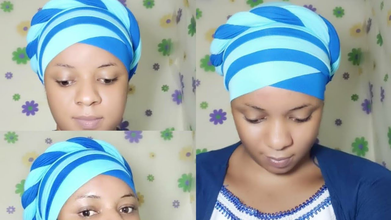 ATTACHE FOULARD 2 TONS CHIC MODÈLE - YouTube