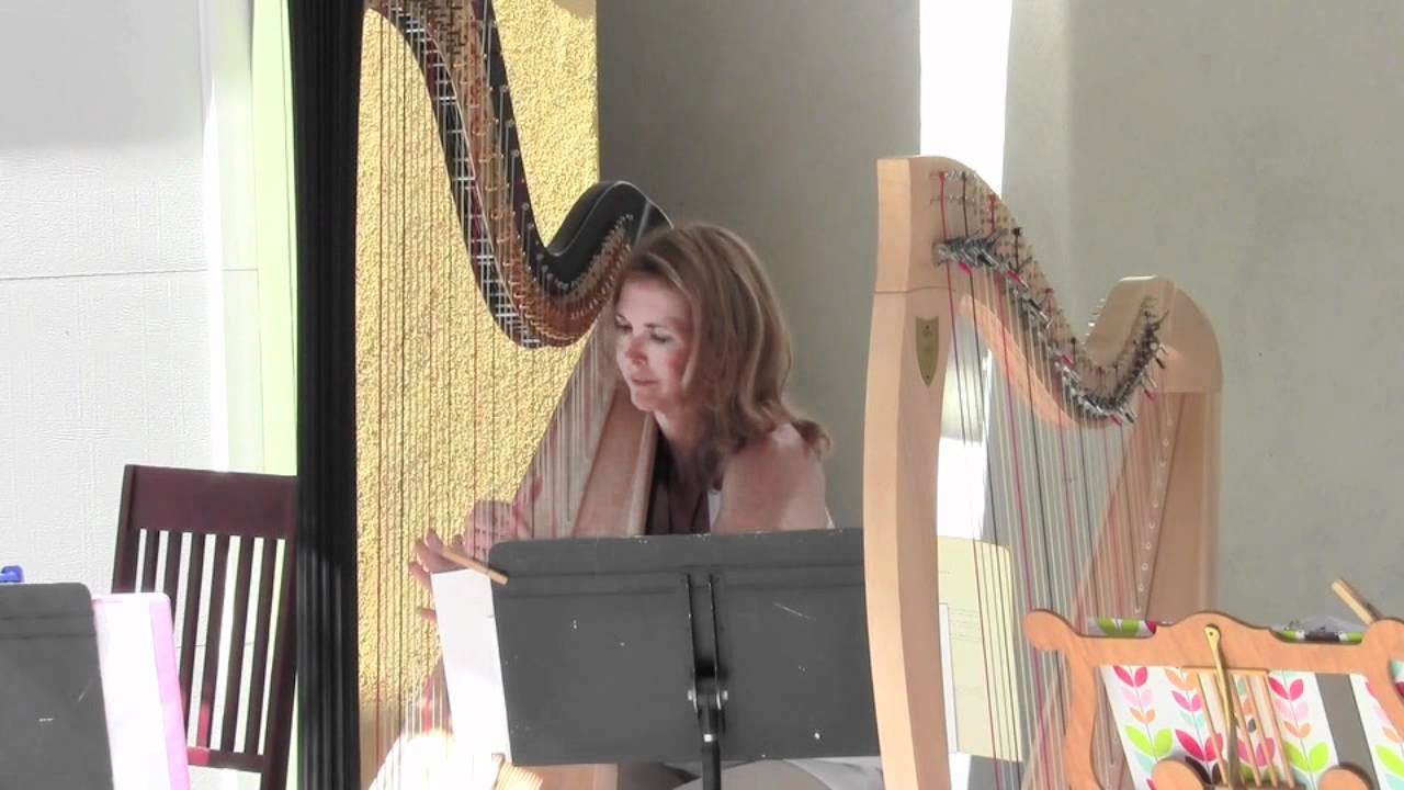 Michelle Whitson Stone - harp cover -Cry Me A River - YouTube