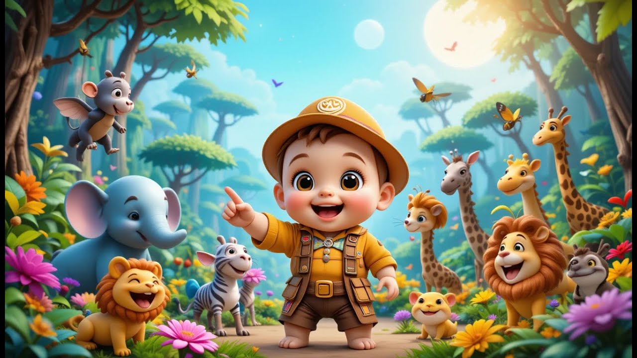 Animal Dance Adventure 🐘🕺 | Fun Animal Movement Song & Learning Rhyme ...