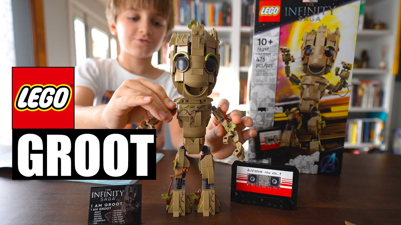 I AM LEGO GROOT...and cute and janky - YouTube