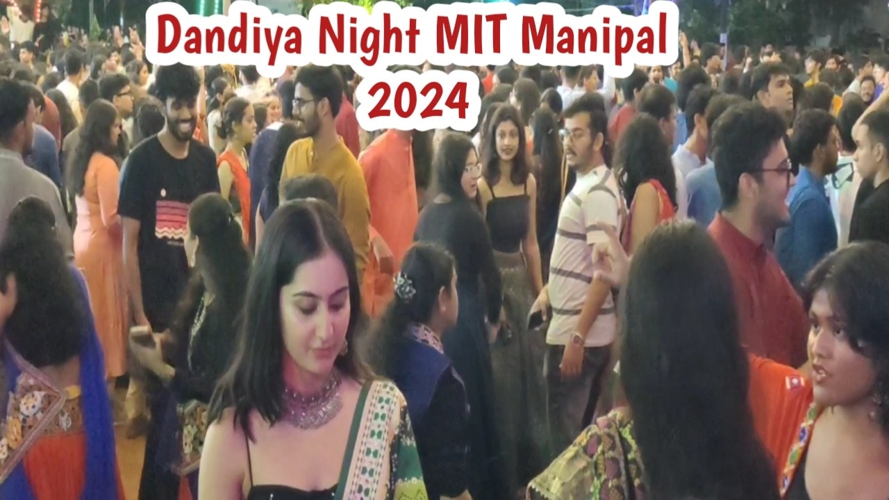 MIT Manipal Dandiya Night 2024 // Dandiya Night MIT Manipal 2024 // MIT ...