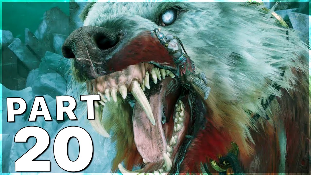GOD OF WAR RAGNAROK PC Walkthrough Gameplay Part 20 - GARM FENRIR BOSS ...
