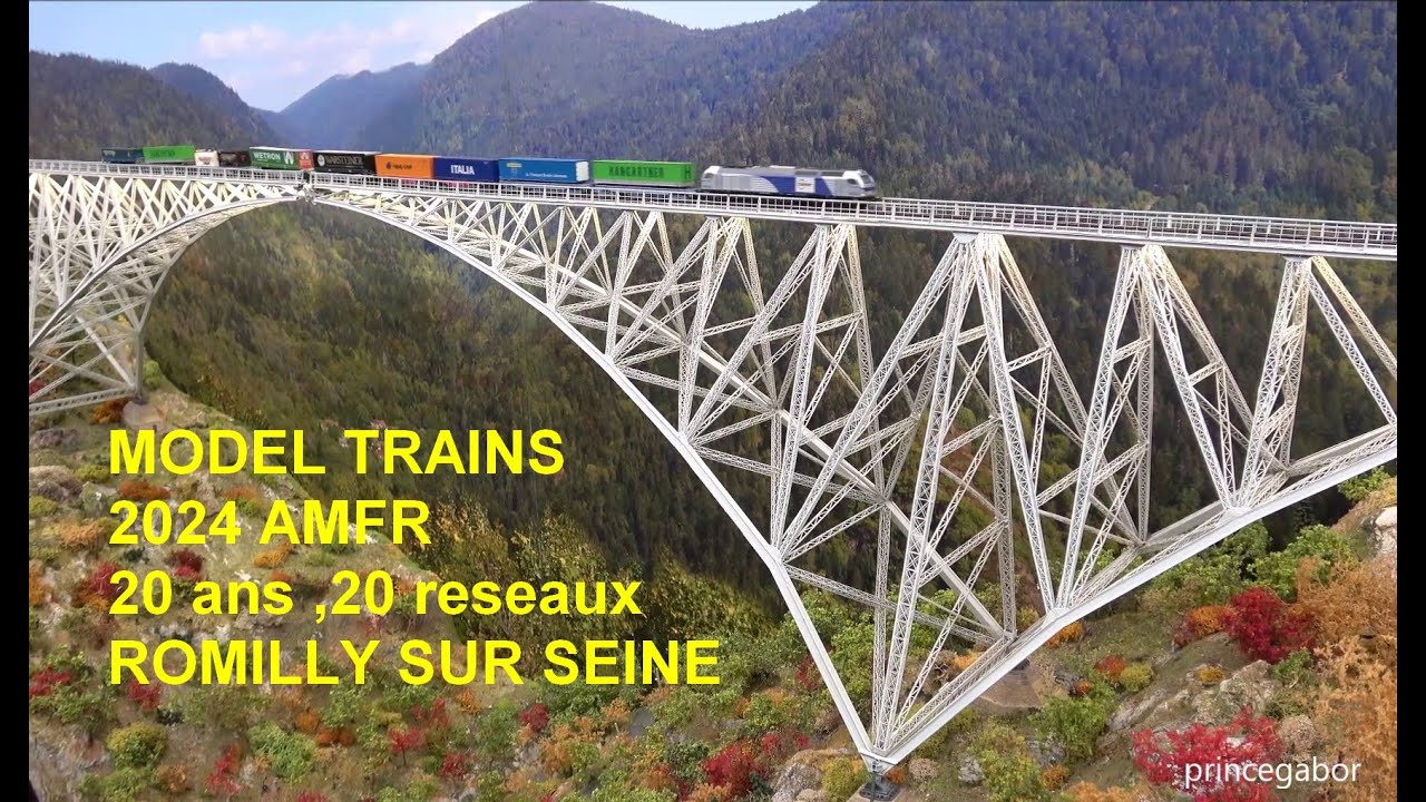 MODEL TRAINS 2024 /ROMILLY S SEINE /AMFR / - YouTube