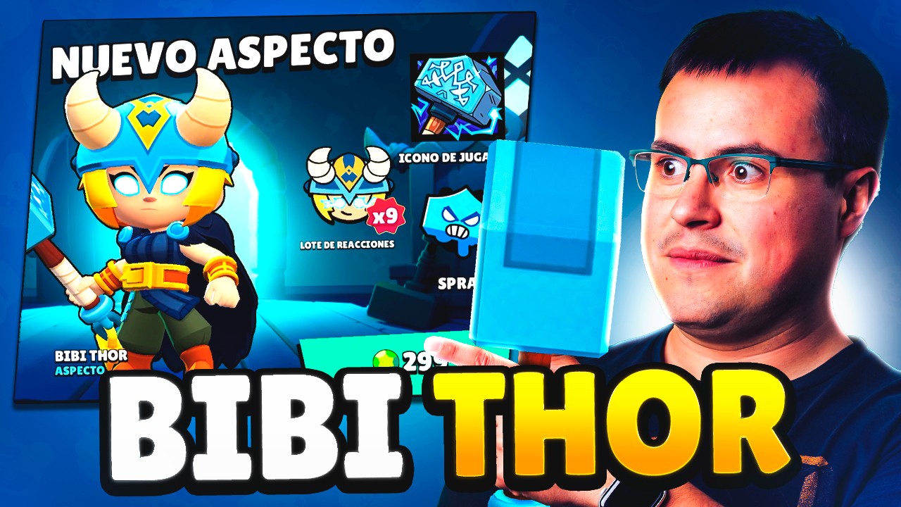 COMPRO la Skin Bibi Thor con Martillo 🔨 Brawl Stars - YouTube