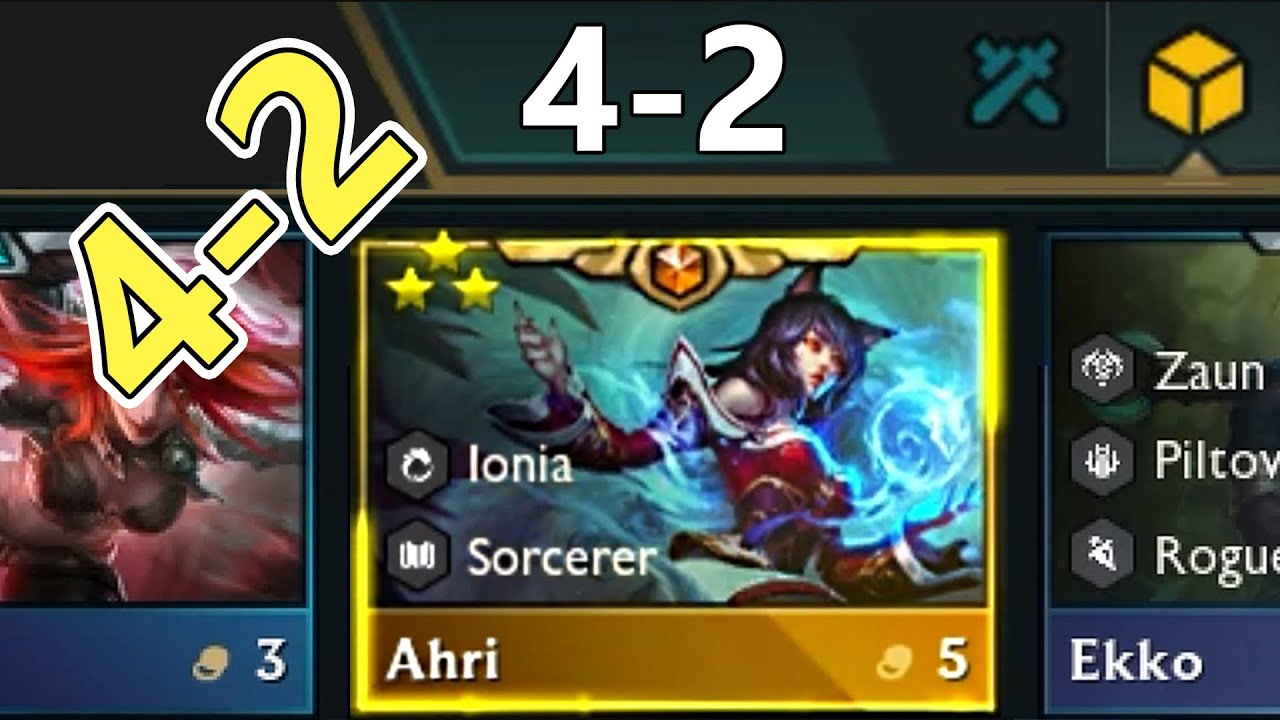 Ahri 3-Star at 4-2 ???? This is How!! - YouTube